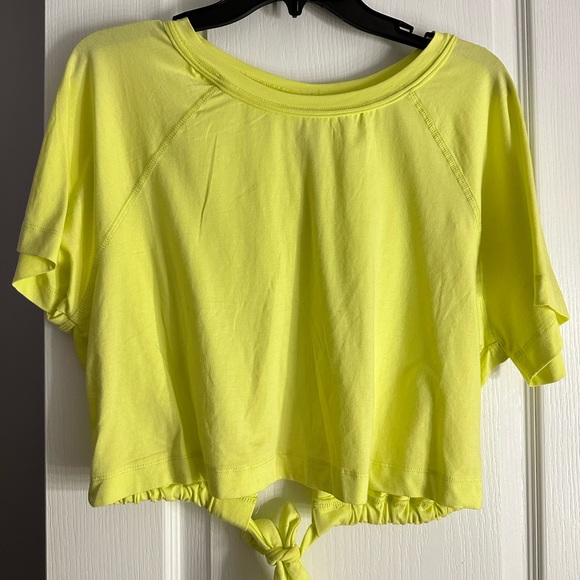 Mono B | Tops | Neon Yellow Top With Open Back Never Worn Just To Try ...